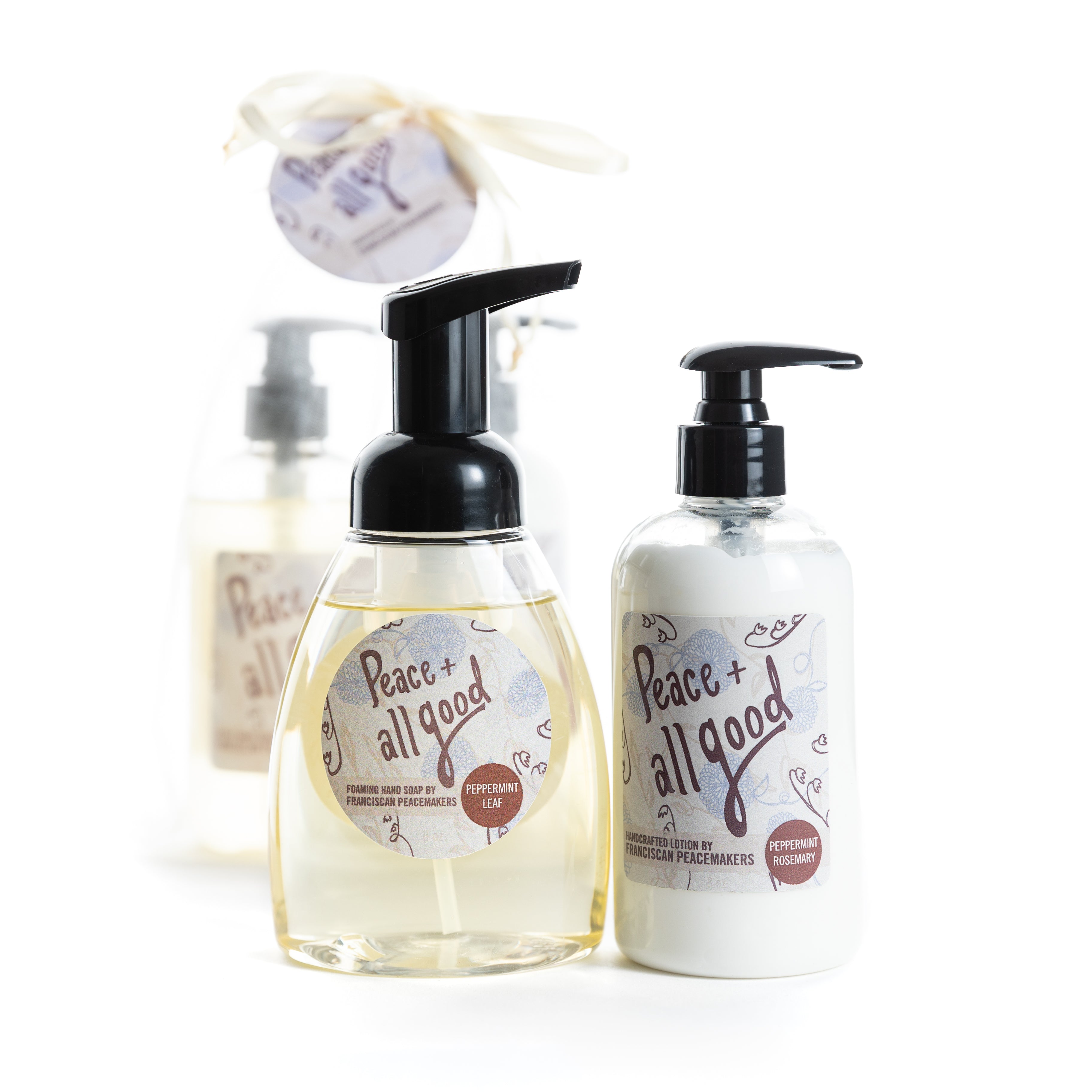 Franciscan Peacemakers Foaming Soap & Hand Lotion Duo Package